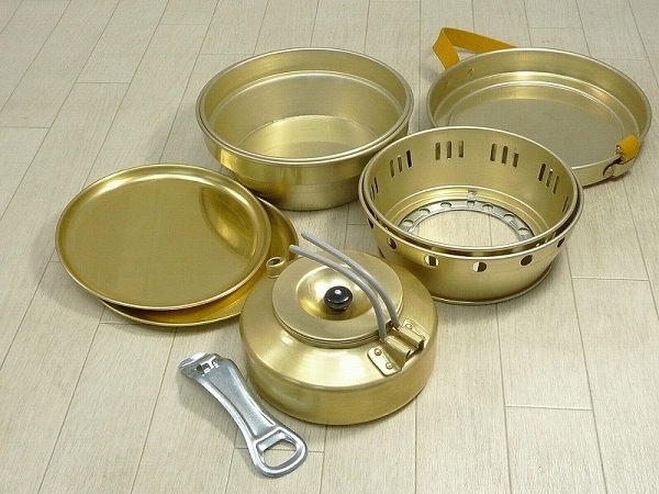 801416/03 CAMPING&HIKINGキャンピング&ハイキング TOP ALUMITE TABLEWAREクッカーセット(クッカー ...
