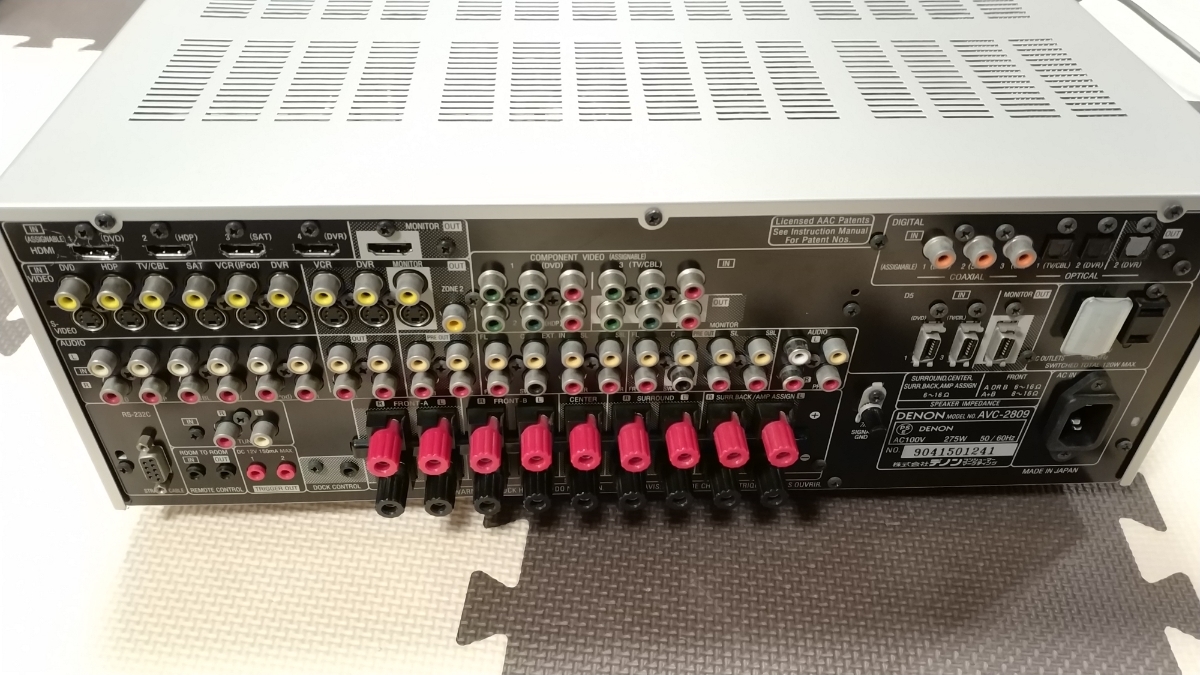 DENON デノン AVアンプ AVC-2809(デノン)｜売買されたオークション情報、yahooの商品情報をアーカイブ公開 - オークファン（aucfan.com）