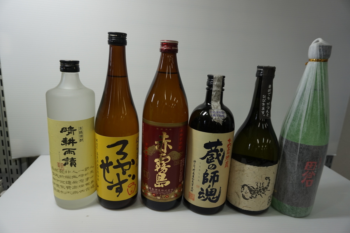 C625〇焼酎6本セット 赤霧島900ml ろかせず 晴耕雨読 蔵の師魂 田倉 黒さそり720ml 未開栓(セット、まとめ売り)｜売買されたオークション情報、yahooの商品情報をアーカイブ ...