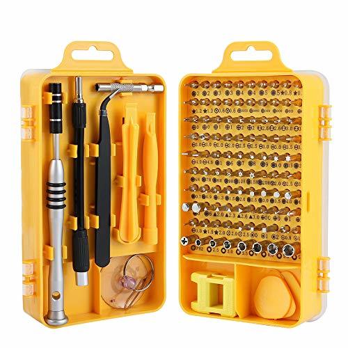 TREKOO 110in1精密ドライバーセット 98種ビット 多機能ツール スクリュードライバーセット U型 Y型 分解ヘラ プ(その他 ...