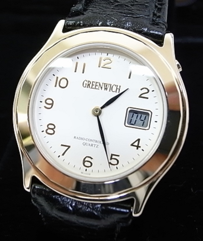 保管 /電池交換済 maruman マルマン電波時計 GREENWICH グリニッジ メンズ腕時計 8317 MJW003-04(電波時計)｜売買されたオークション情報、yahooの商品情報を ...