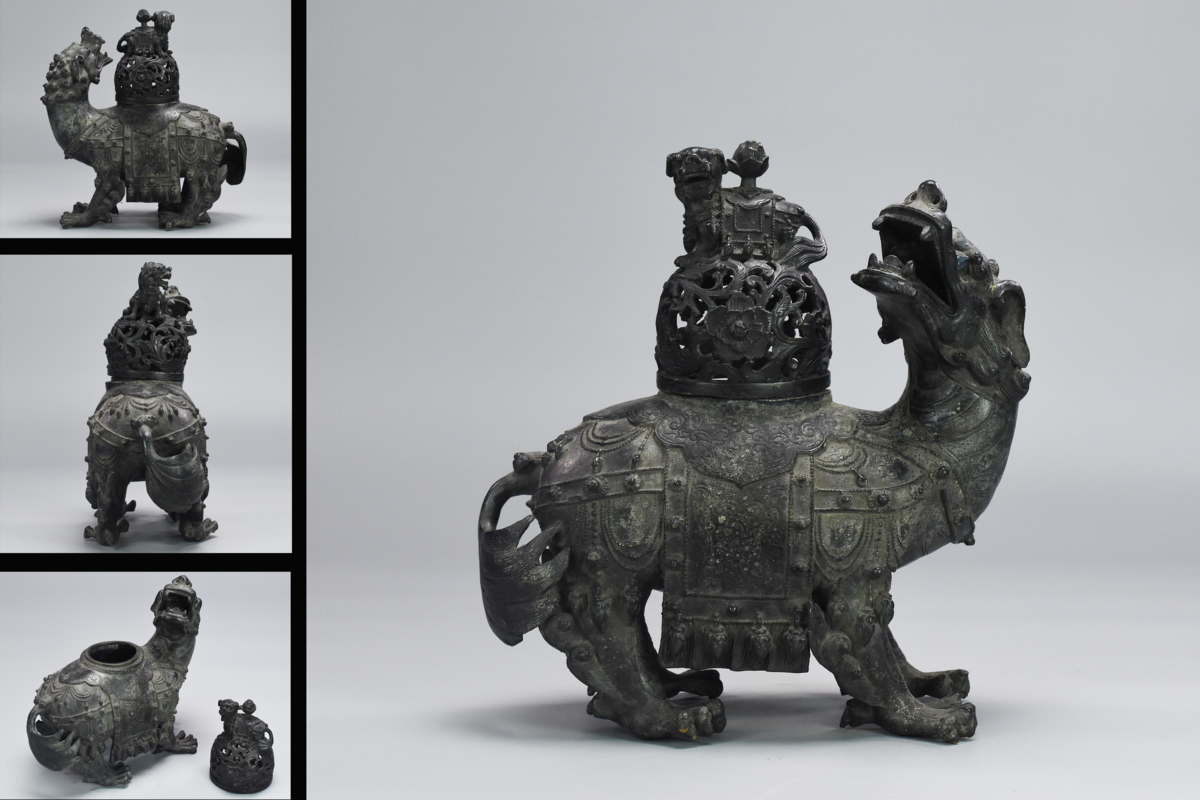 三生蔵 時代物 唐銅 獅子香炉 銅香炉 中国古玩骨董 ZH7(銅製)｜売買されたオークション情報、yahooの商品情報をアーカイブ公開 ...