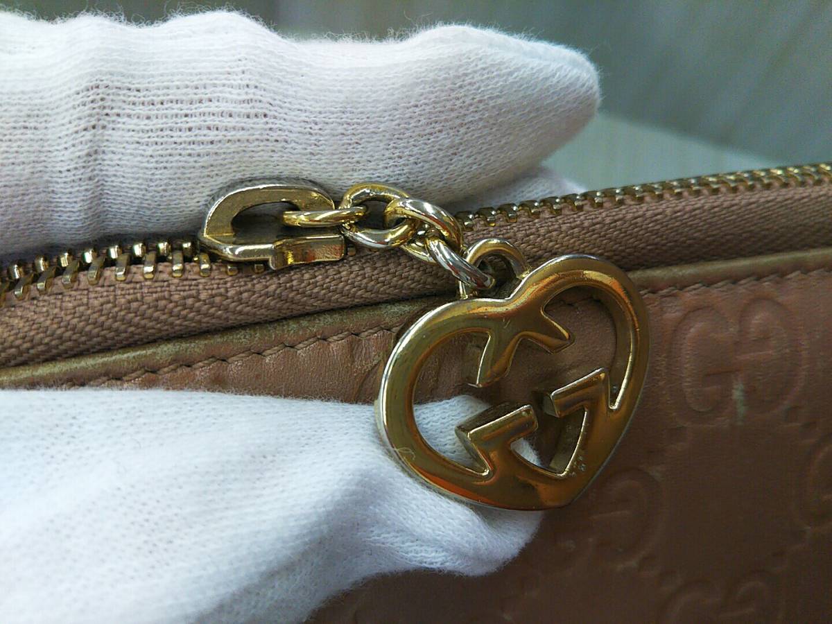 GUCCI グッチ 282477 4276 ラウンドファスナー 長財布 財布 型崩れ 汚れ有り(女性用財布)｜売買されたオークション情報、yahooの商品情報をアーカイブ公開 - オークファン ...