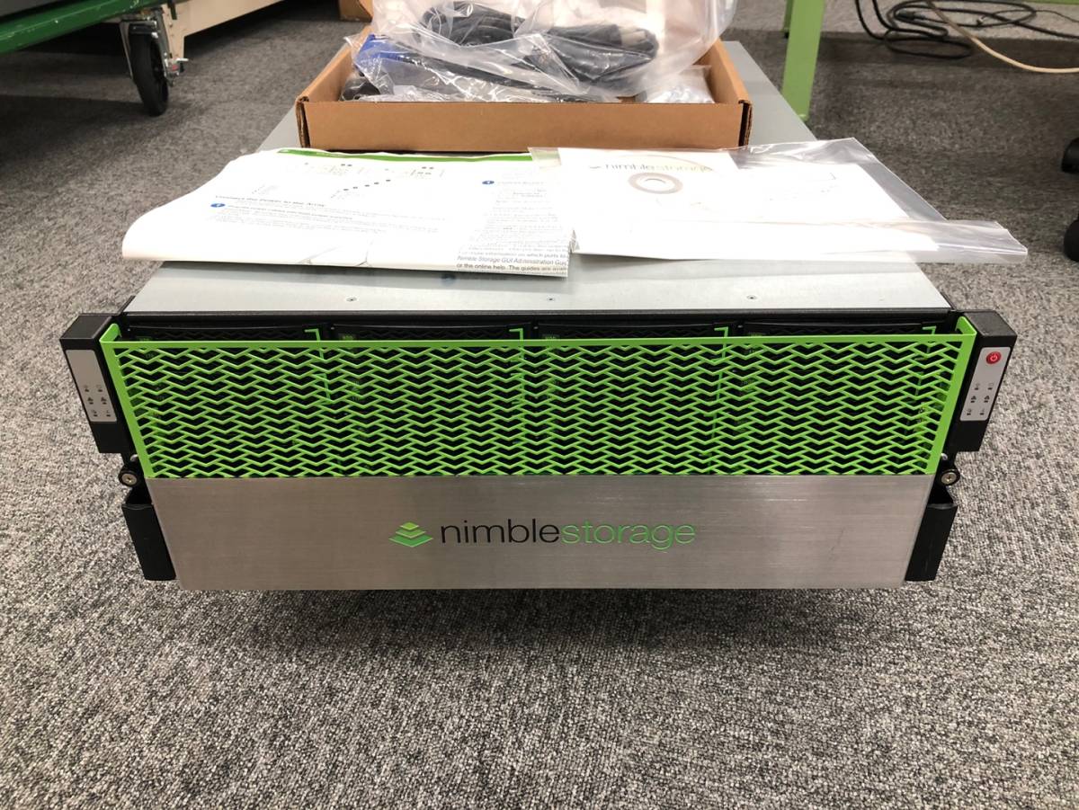 HPE Nimble Storage CS1000H Q8B37A 1TBx11個 & 240GB SSD x2個 コントローラー2枚(HP ...