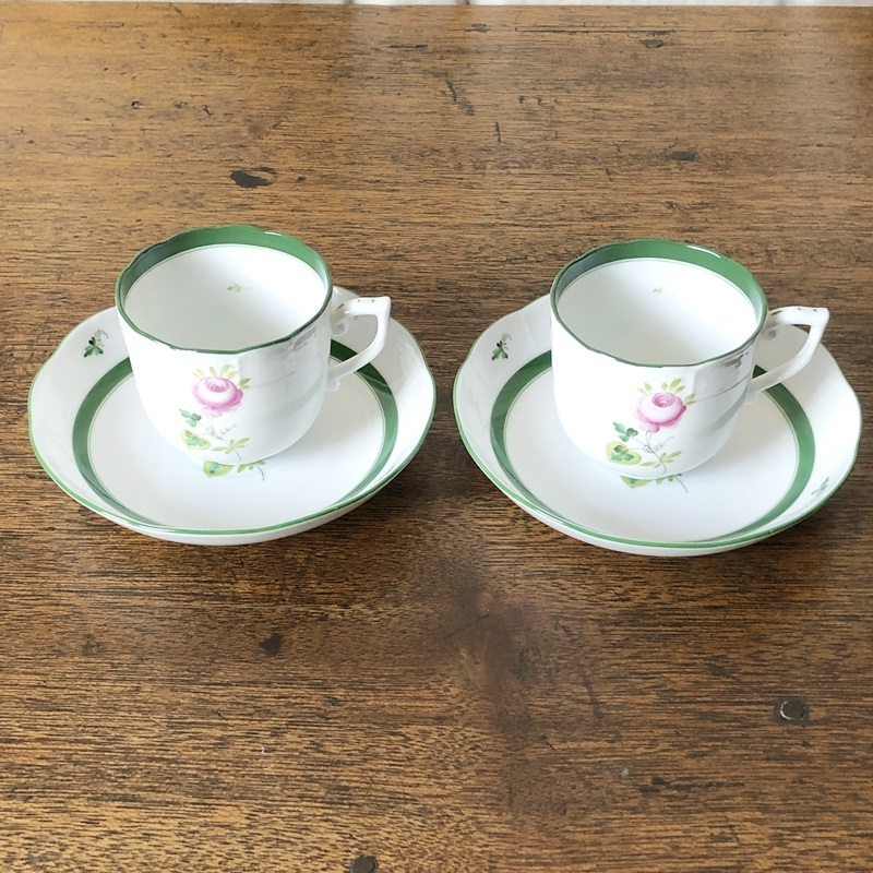 HEREND ヘレンド カップ＆ソーサ 2客(ヘレンド)｜売買されたオークション情報、yahooの商品情報をアーカイブ公開 - オークファン（aucfan.com）