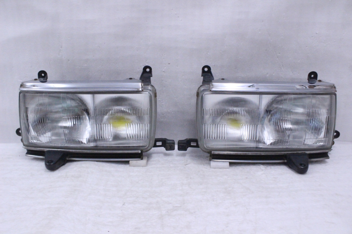 95-1953-D ハロゲン HDJ81V ランドクルーザー 左右ヘッドライト 81130-60374/81170-60194 ASSY 60-34 HZJ81V トヨタ 純正 UK ...
