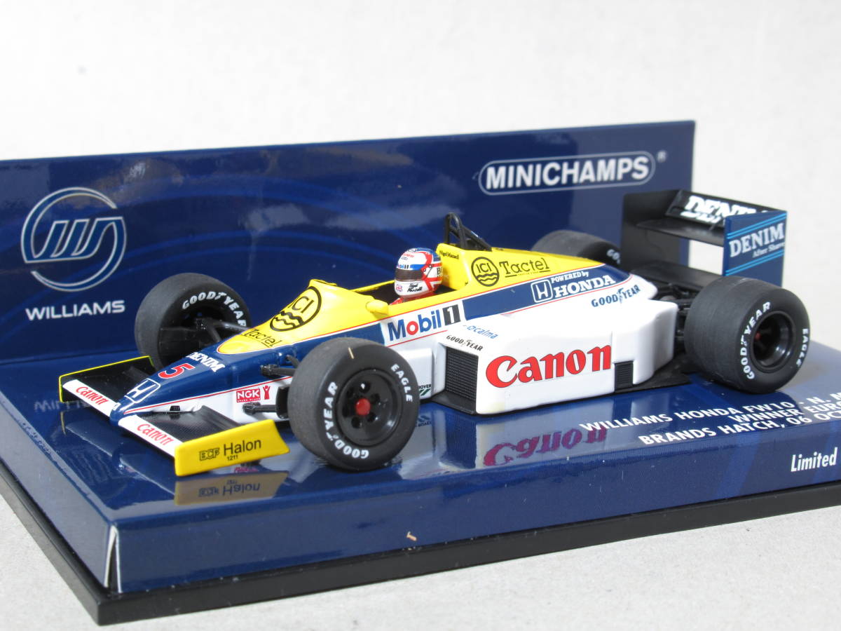 ウィリアムズホンダ FW10 N.マンセル ヨーロッパGP ブランズハッチ Winner 1985(レーシングカー)｜売買されたオークション ...