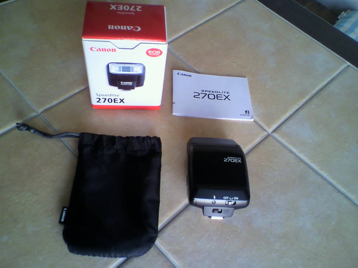 キャノン ストロボ270EX(キヤノン用)｜売買されたオークション情報、yahooの商品情報をアーカイブ公開 - オークファン（aucfan.com）