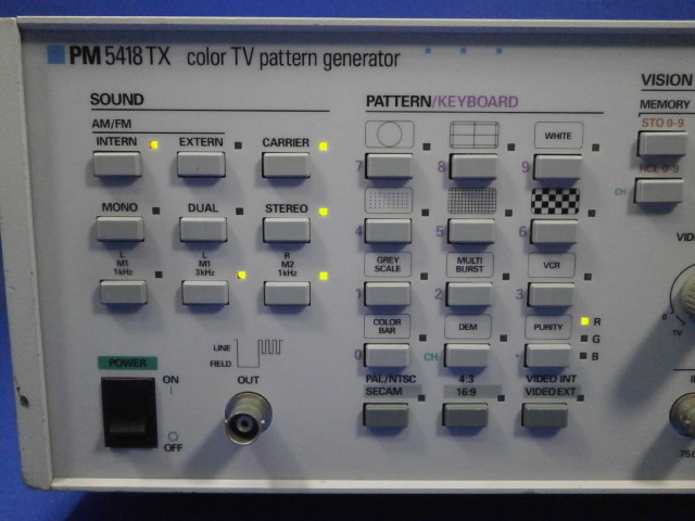 PHILIPS PM5418TX color TV pattern generator(その他)｜売買されたオークション情報、yahooの商品 ...