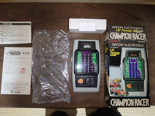 バンダイ チャンピオンレーサー CHAMPION RACER 稼働確認ずみ 40年ぐらい前の電子ゲーム機(その他)｜売買されたオークション情報 ...