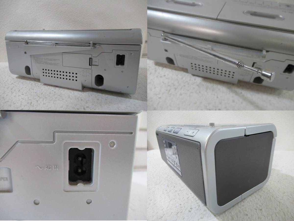 SONY CFD-W77 シルバー CDラジカセ ソニー 電源コード付 02243(ラジカセ)｜売買されたオークション情報、yahooの商品 ...