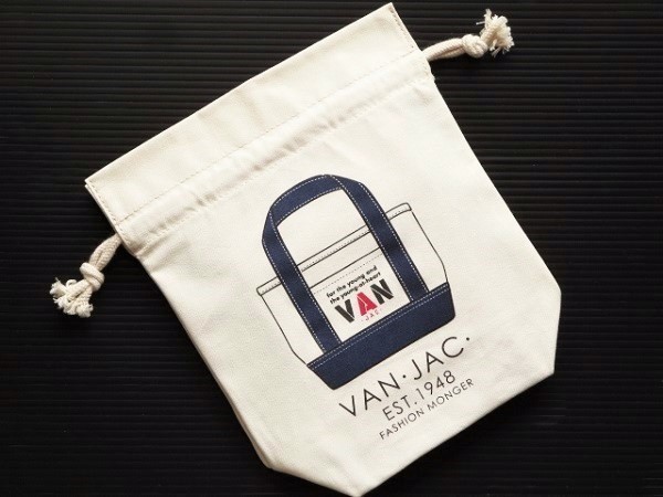 VAN JAC HP限定 トートバッグ プリント 巾着 ポーチ / アイビー トラッド ヴァンヂャケット Kent SCENE J.PRESS(広告、ノベルティグッズ)｜売買されたオークション ...