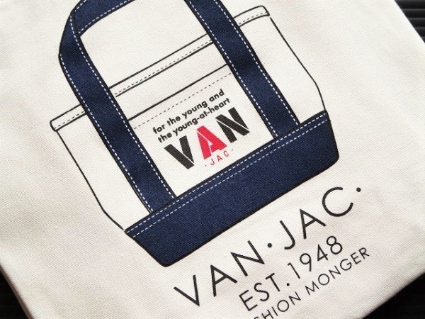 VAN JAC HP限定 トートバッグ プリント 巾着 ポーチ / アイビー トラッド ヴァンヂャケット Kent SCENE J.PRESS(広告、ノベルティグッズ)｜売買されたオークション ...
