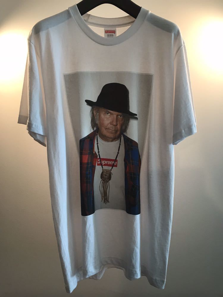 Supreme シュプリーム 15SS Neil Young Tee ニールヤングTシャツ メンズ ホワイト M(Mサイズ)｜売買されたオークション情報、yahooの商品情報をアーカイブ公開 ...