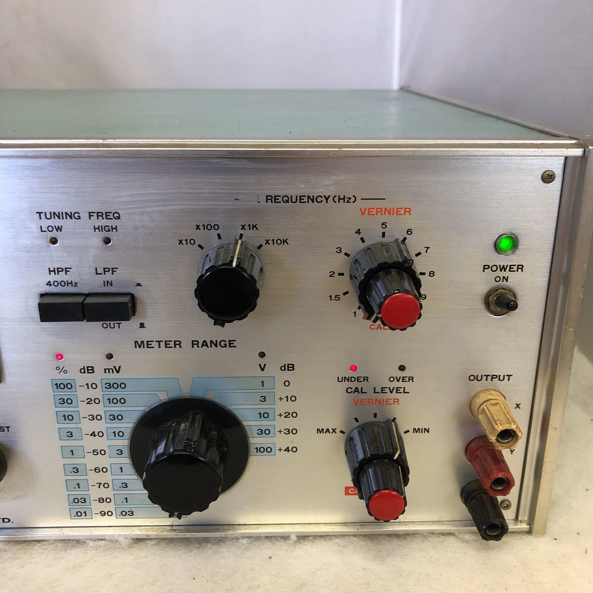 通電確認済 NF ひずみ率測定器 DM-155B AUTOMATIC DISTORTION METER 歪率 全自動歪率計 回路 エヌエフ回路 ...