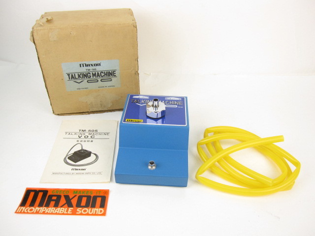 激レア MAXON TALKING MACHINE VOC TM-505 トーキングモジュレター D401(その他)｜売買されたオークション情報、yahooの商品情報をアーカイブ公開 ...
