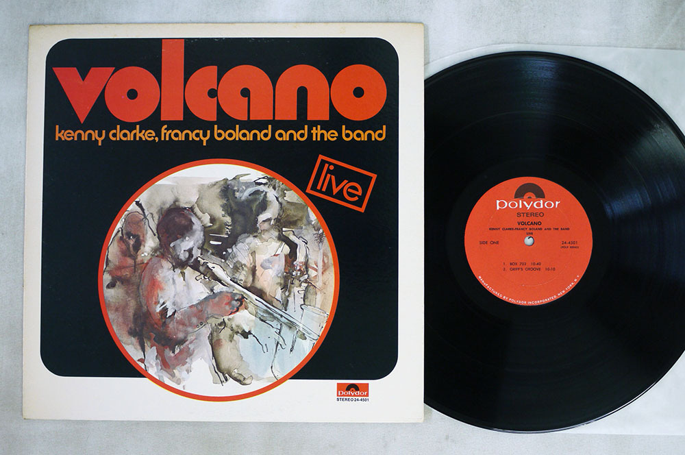 米 KENNY CLARKE FRANCY BOLAND AND BAND/VOLCANO LIVE /POLYDOR 24-4501(ジャズ ...