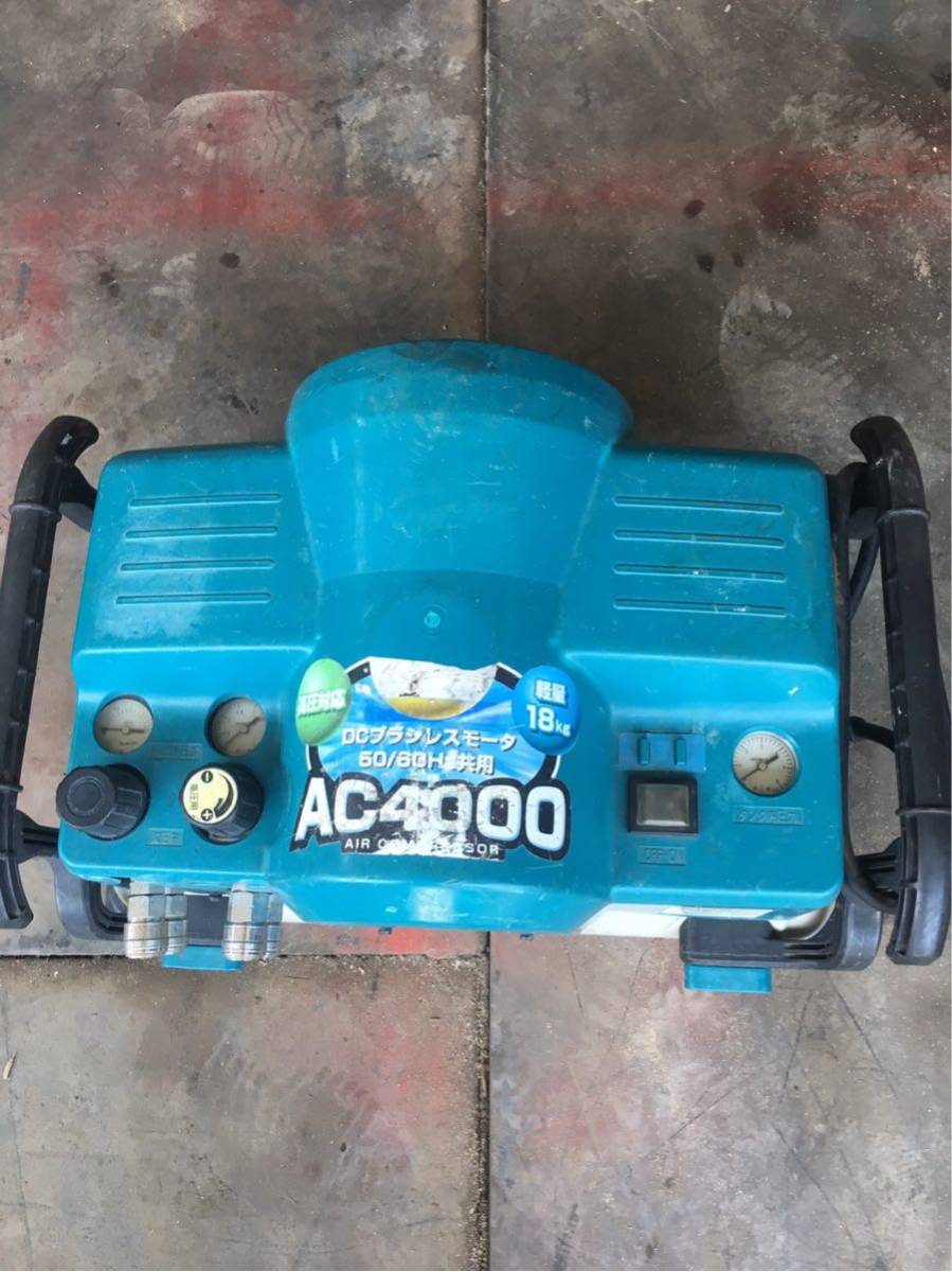マキタ makita AC4000 50/60Hz エアーコンプレッサー 100V コンプレッサー(コンプレッサー)｜売買されたオークション ...