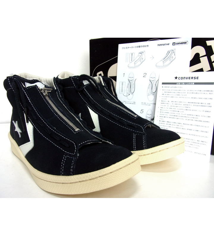 ノンネイティブ nonnative × コンバース CONVERSE 19SS PRO-LEATHER HI プロレザーハイ センタージップ スエード スニーカー 7167(ノンネイティブ ...