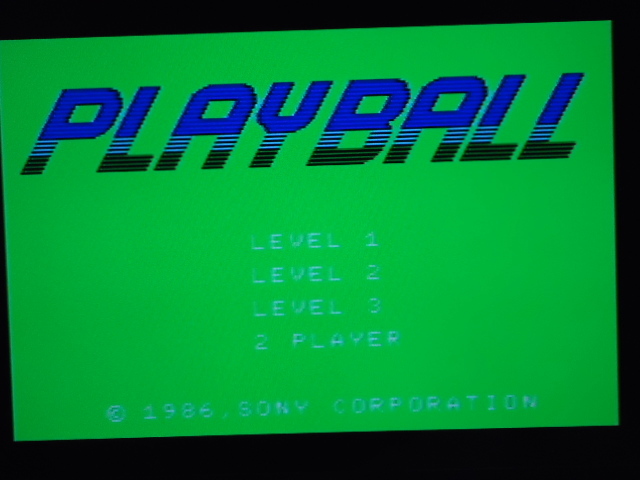 MSX ROM ソフト PLAY BALL プレイボール SONY ソニー 裏技レビュー付き(MSX)｜売買されたオークション情報、yahoo ...
