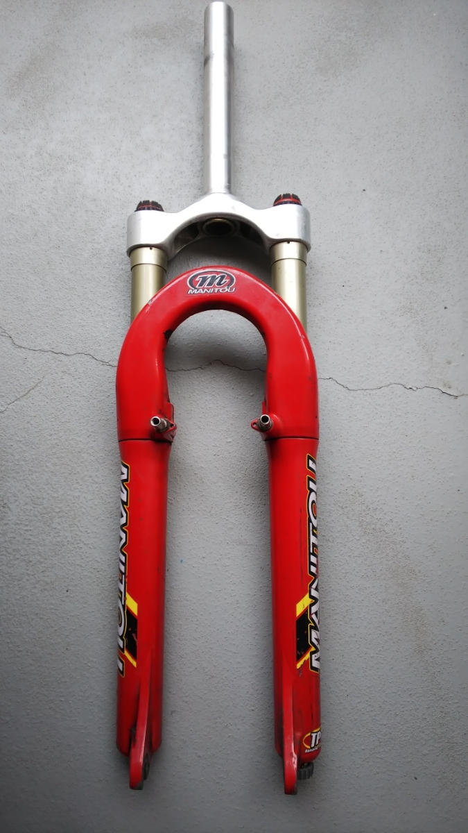 Manitou X-VERT 100mmストローク(サスペンションフォーク)｜売買されたオークション情報、yahooの商品情報をアーカイブ公開 ...