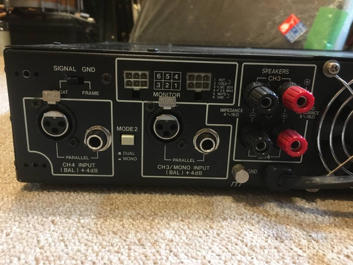 VOSS Victor PS-A754 業務用 4chパワーアンプ 300W しました 6000円より(パワーアンプ)｜売買されたオークション ...