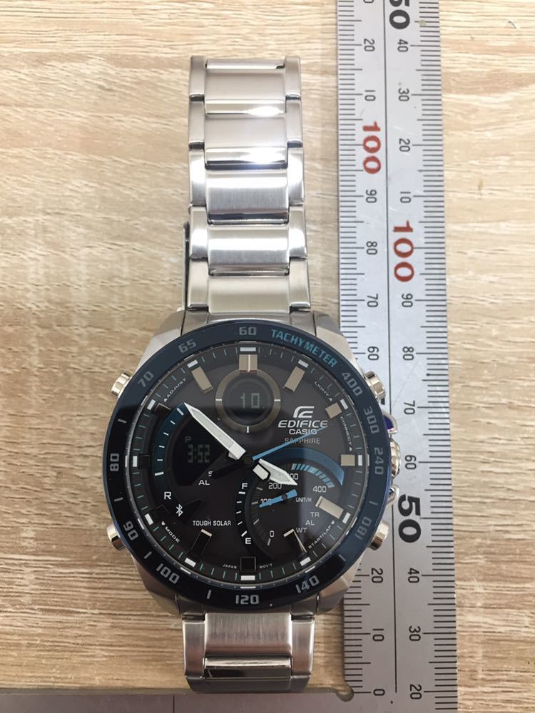 408 時計 CASIO カシオ EDIFICE 5582 JA SAPPHIRE 5582 ECB-900Y TOUGH SOLAR タフ ...