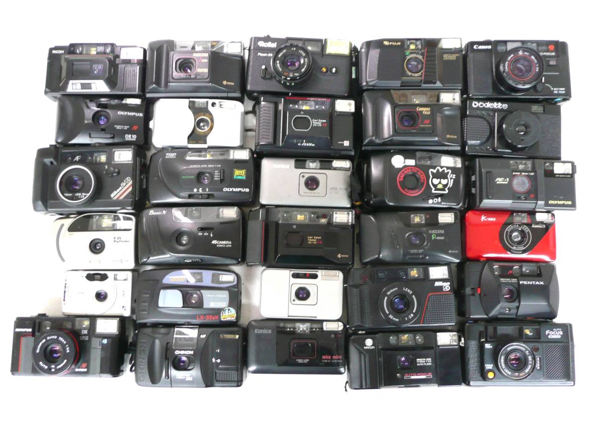 ジャンク カメラ Konica Bigmini BM-201YASHICA T2 T AF-D FUJI CARDIA mini TIARA ...
