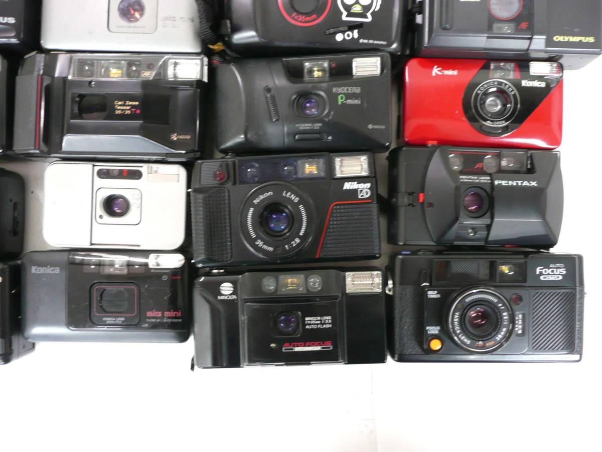 ジャンク カメラ Konica Bigmini BM-201YASHICA T2 T AF-D FUJI CARDIA mini TIARA ...