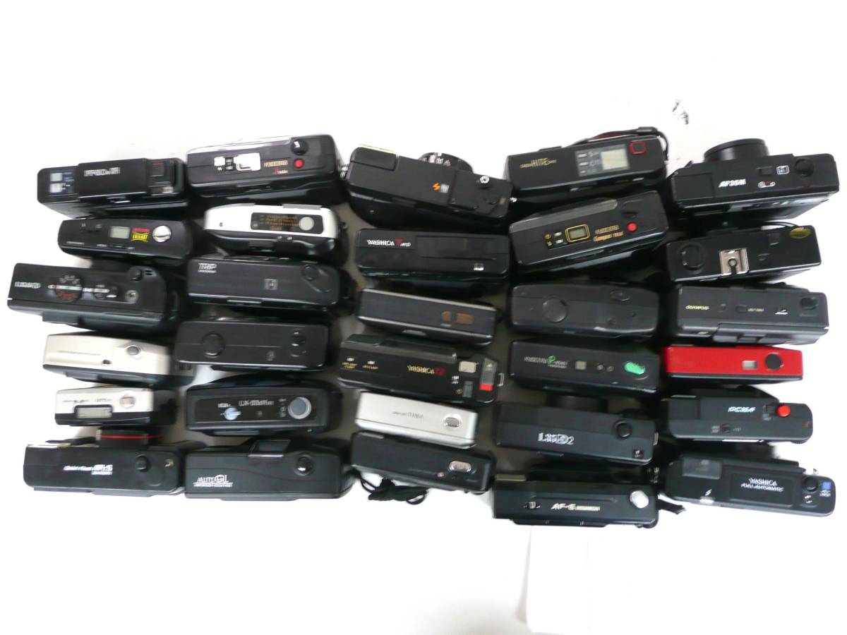 ジャンク カメラ Konica Bigmini BM-201YASHICA T2 T AF-D FUJI CARDIA mini TIARA ...