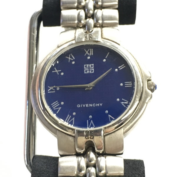GIVENCHY ジバンシー men0416D 腕時計 アナログ クォーツ ウォッチ ブルー文字盤 ステンレス シルバー メンズ MO(その他)｜売買されたオークション情報、yahooの商品 ...