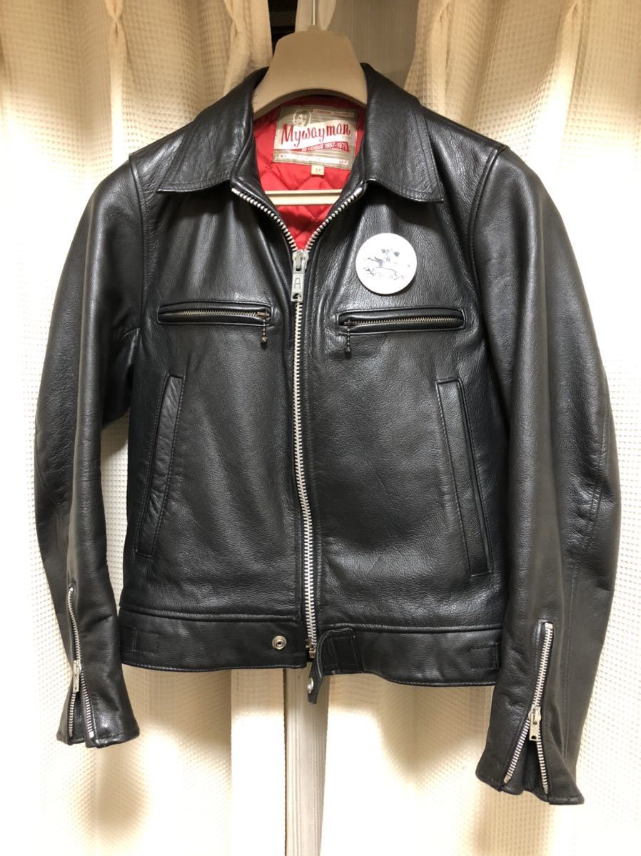 666 MYWAYMAN シドジャン レザーライダース(Sサイズ)｜売買されたオークション情報、yahooの商品情報をアーカイブ公開 - オークファン（aucfan.com）