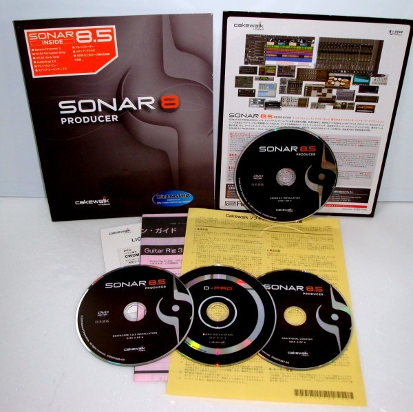 同梱OK 音楽制作ソフト / SONAR 8.5 Producer 日本語版 / マスタリング / サウンド編集 / DTM / DAW / 上位版(音楽関係ユーティリティ)｜売買された ...