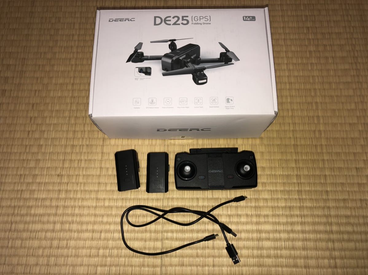 機体欠品 ドローン DEERC DE25 バッテリー2個+RC他セット(パーツ、アクセサリー)｜売買されたオークション情報、yahooの商品情報をアーカイブ公開 - オークファン（aucfan ...