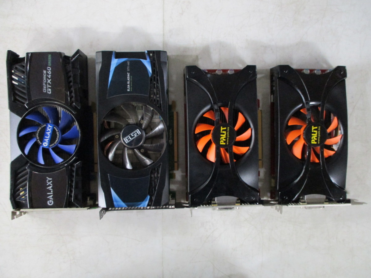 グラフィックボード GeForce GTX460 ジャンク 4枚セット P62996(PCI Express)｜売買されたオークション情報、yahooの商品情報をアーカイブ公開 ...