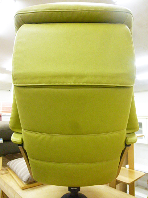引取歓迎/北九州 karimoku カリモク ザ ファースト パーソナルチェアー & オットマン ライムグリーン RU72 RU02 現状品 H8(カリモク家具)｜売買されたオークション情報 ...