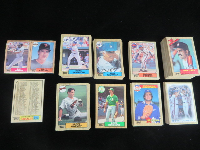 MLB トップス 1987 シングル ベースボールカード 260枚＋おまけのボックスボトムカード(ボックス)｜売買されたオークション情報、yahooの商品情報をアーカイブ公開 - オークファン ...
