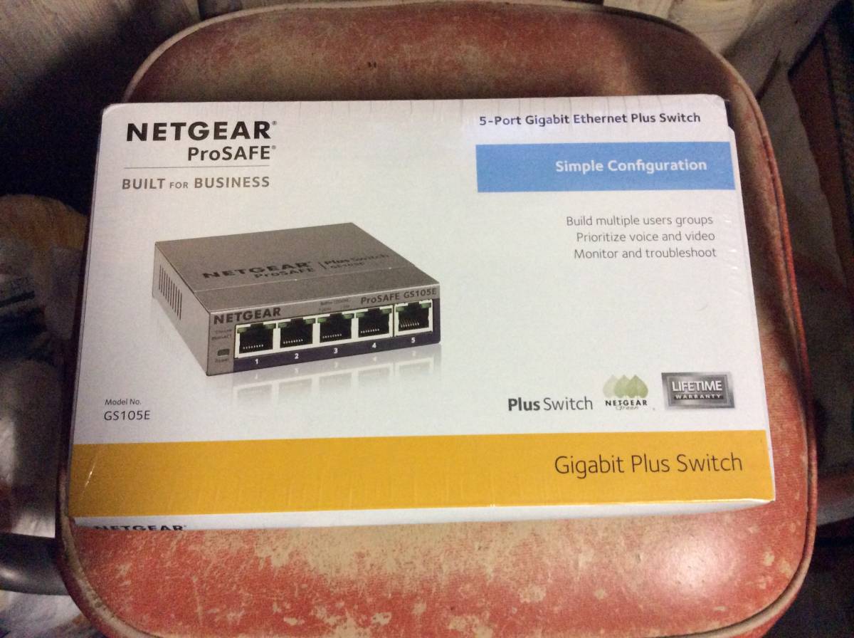 NETGEAR ProSAFE GS105E ギガビット 5ポート スイッチングハブ ハブ(その他)｜売買されたオークション情報、yahooの ...