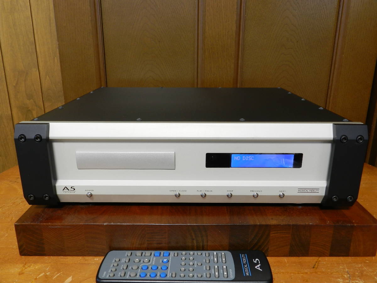 MUSICAL FIDELITY A5CD//CDプレーヤー//Philips製 CDM-4 メカ搭載//真空管出力回路//発売価格 \393 ...