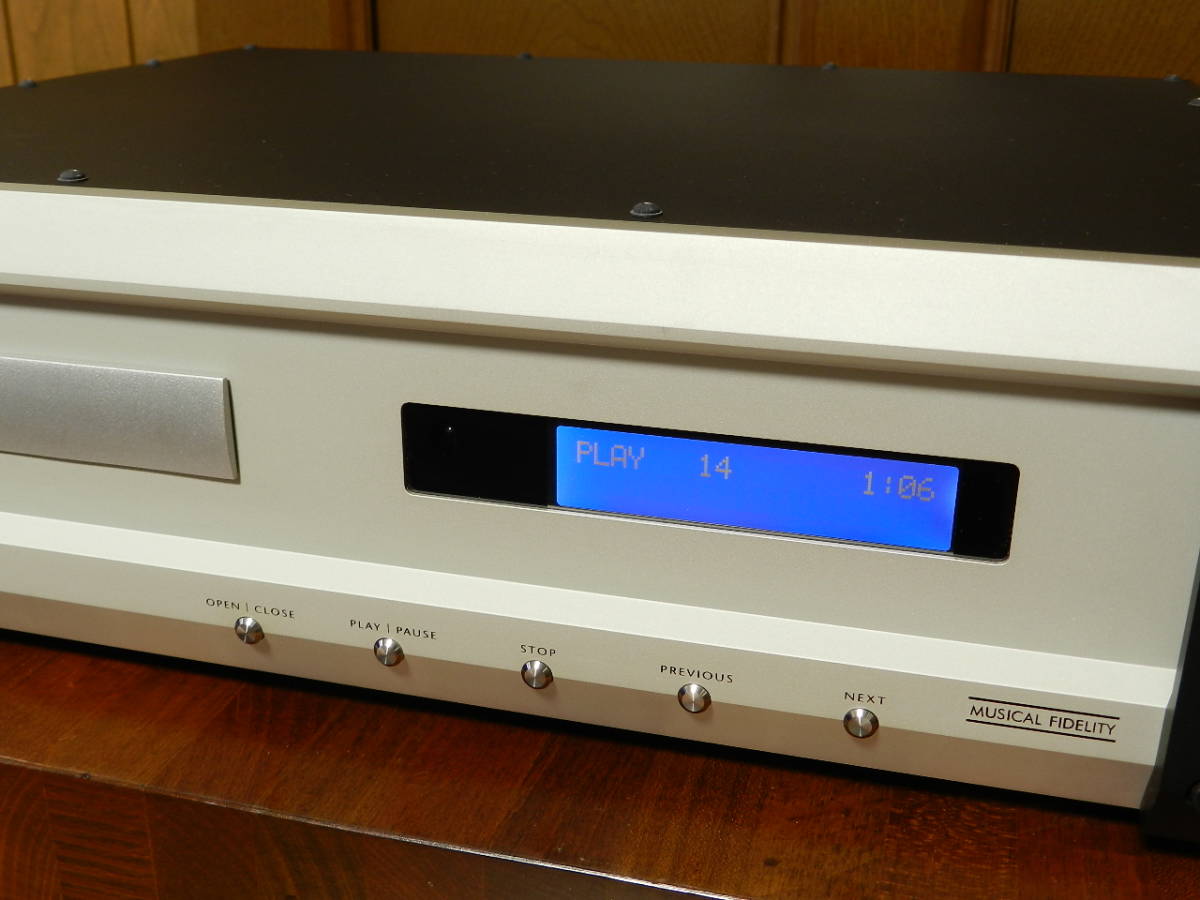 MUSICAL FIDELITY A5CD//CDプレーヤー//Philips製 CDM-4 メカ搭載//真空管出力回路//発売価格 \393 ...