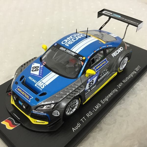 1円 スパーク 1/43 アウディ TT RS LMS Engineering 24H Nurburgring 2017 ＃89 /ミニカー ...