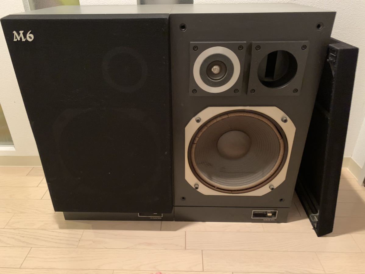 オンキョー ONKYO 2WAY スピーカー M6 ブックシェルフ型 オーディオ M-6 フルレンジ ジャンク(スピーカー本体)｜売買された ...