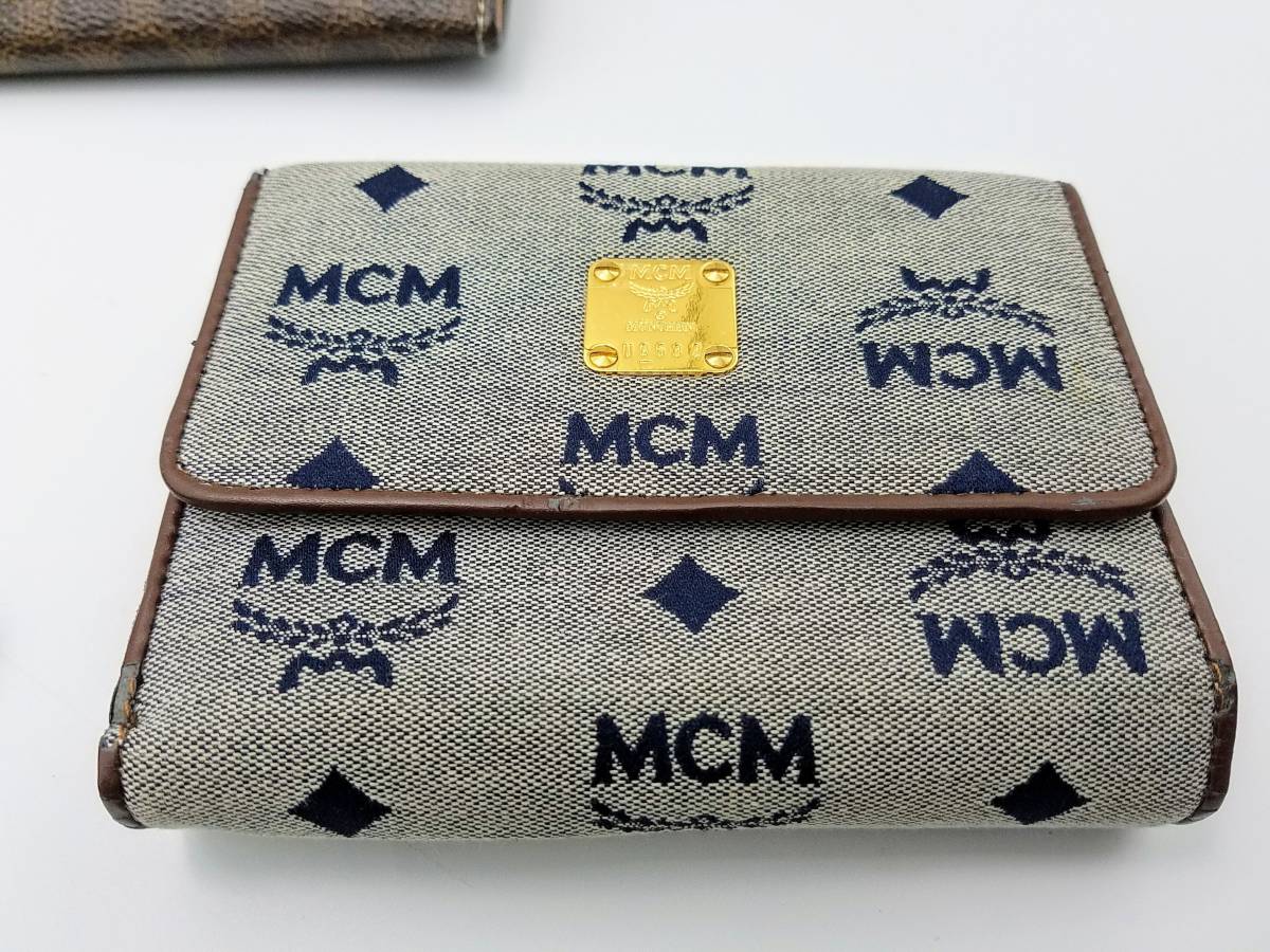 1円 ブランド 財布 まとめ イヴサンローラン ネイビー/CELINE セリーヌ マダカム /MCM キャンバス ゴールド金具/レディース ...