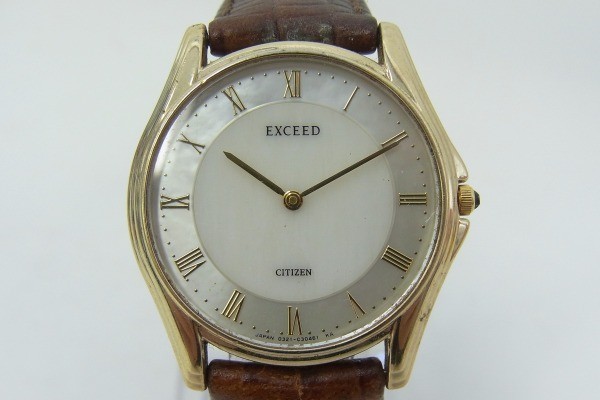 E285-I15-583 CITIZEN シチズン O321-C30421Y EXCEED エクシード メンズ クオーツ 腕時計 現状品③(エクシード)｜売買されたオークション情報、yahoo ...