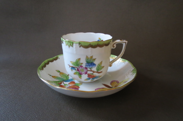 herend ヘレンド ヴィクトリア ブーケ カップ&ソーサー C＆S ビクトリア(ヘレンド)｜売買されたオークション情報、yahooの商品情報をアーカイブ公開 - オークファン（aucfan ...