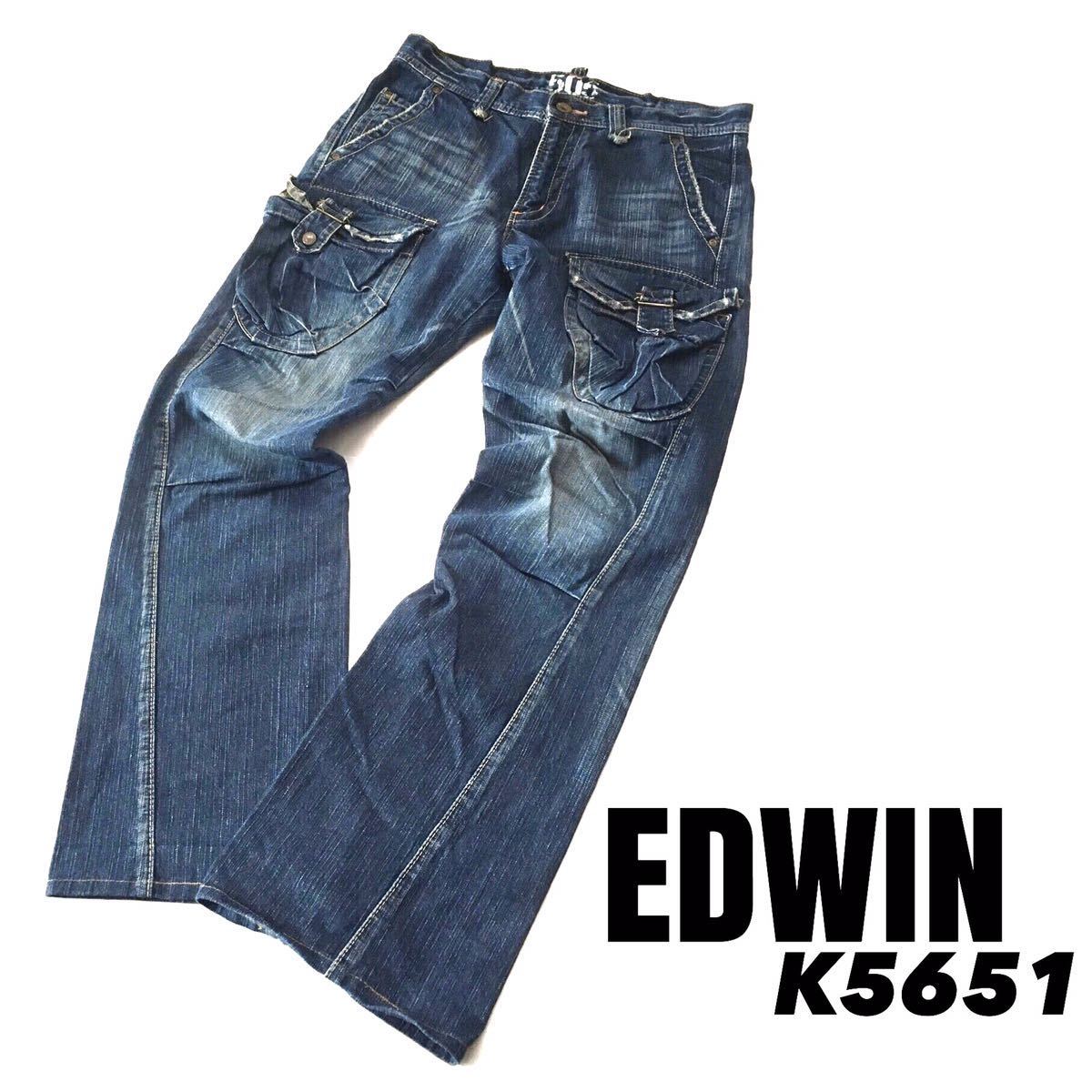 EDWIN K5651 Lsize表記 Damage&Wild Design アイテム Worker Military(ボトムス)｜売買されたオークション情報、yahooの商品情報をアーカイブ ...