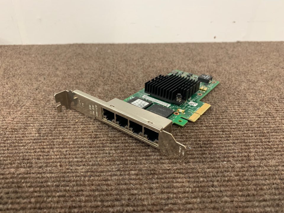 Dell 0NWK2 Intel I350-T4 Quad Port Gigabit Network Card PCIe(HP、コンパック ...