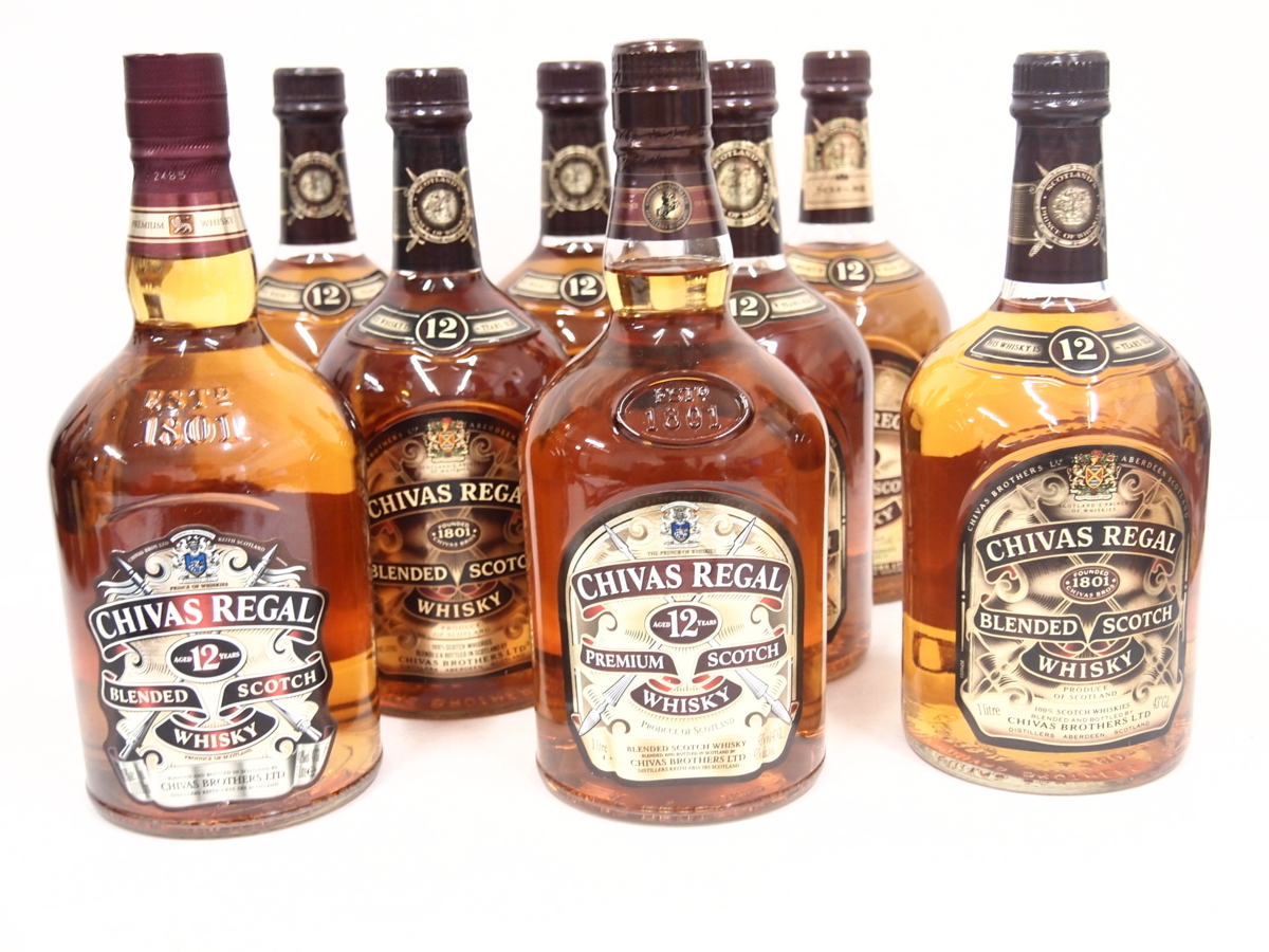 1円スタート CHIVAS REGAL RARE OLD/シーバスリーガル 1000ml×8本セット スコッチウイスキー古酒 未開栓 ...