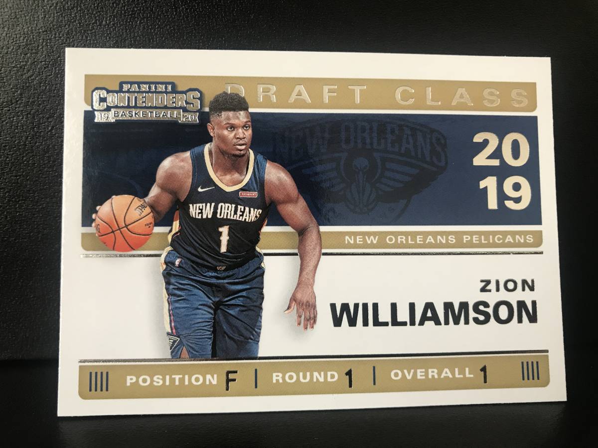 Zion Williamson 2019-20 Panini Contenders Rookie 2019 Draft Class Contenders ザイオン インサートカード ペリカンズ ...