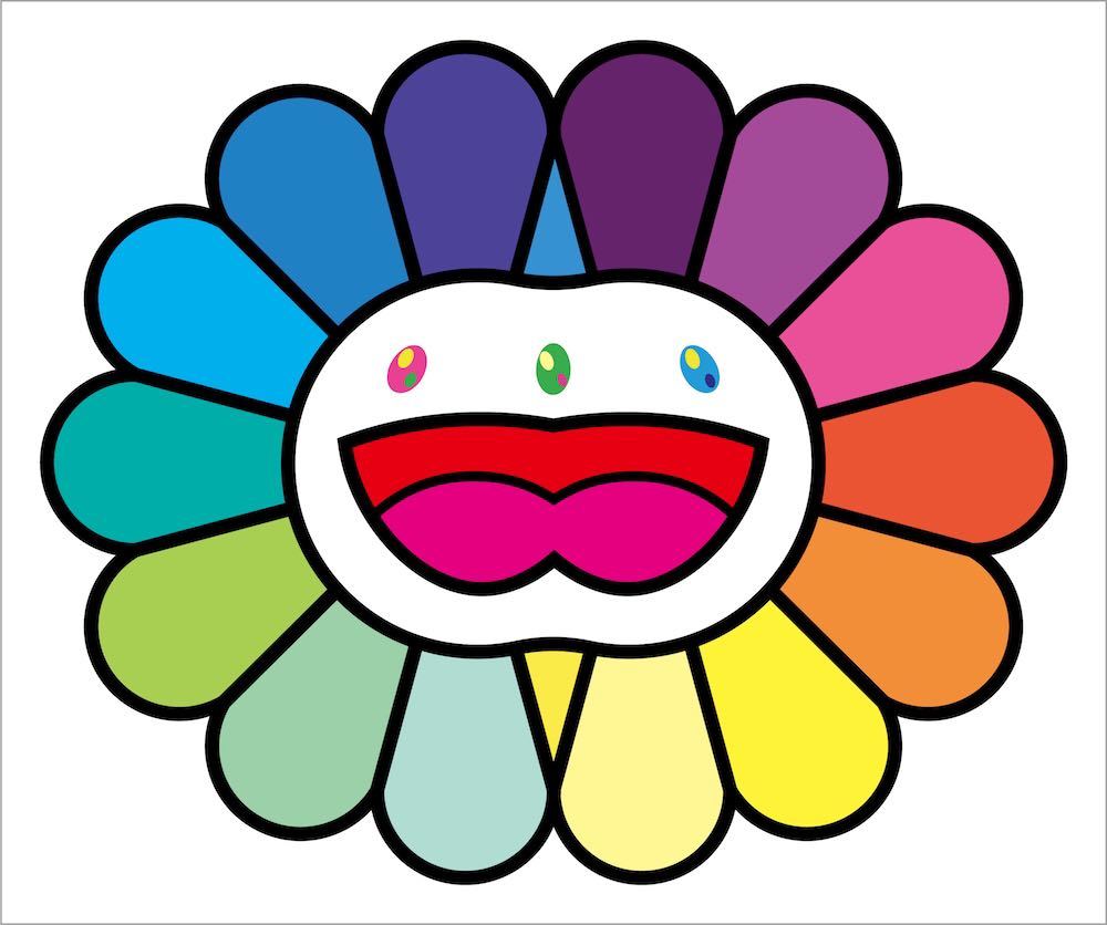 村上隆 新作版画 Multicolor Double Face: White 100枚限定 Takashi Murakami カイカイキキ ...